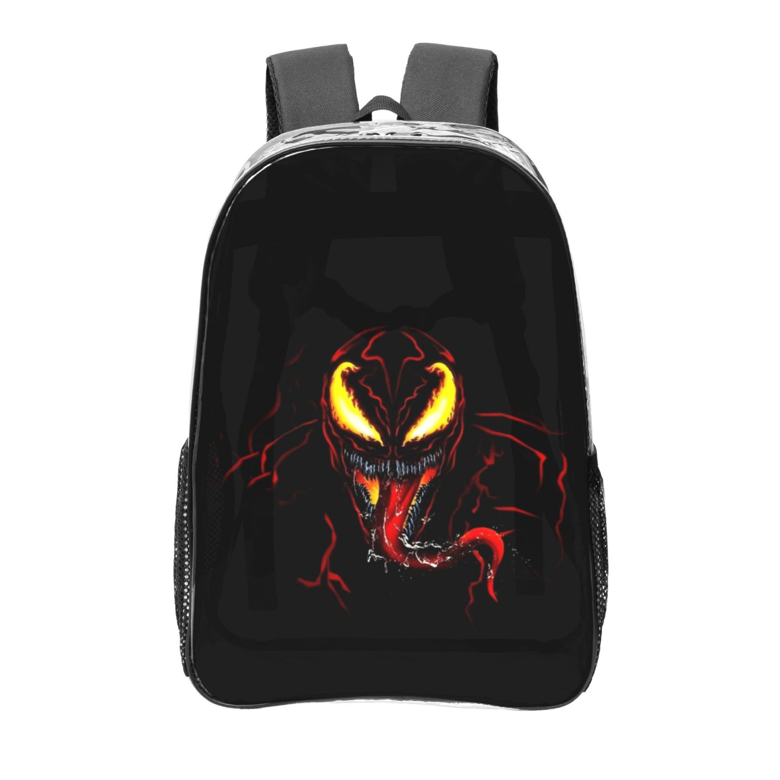 Venom Clear Backpack 16 Inch Large Capacity PVC Transparent Laptop Bags ...