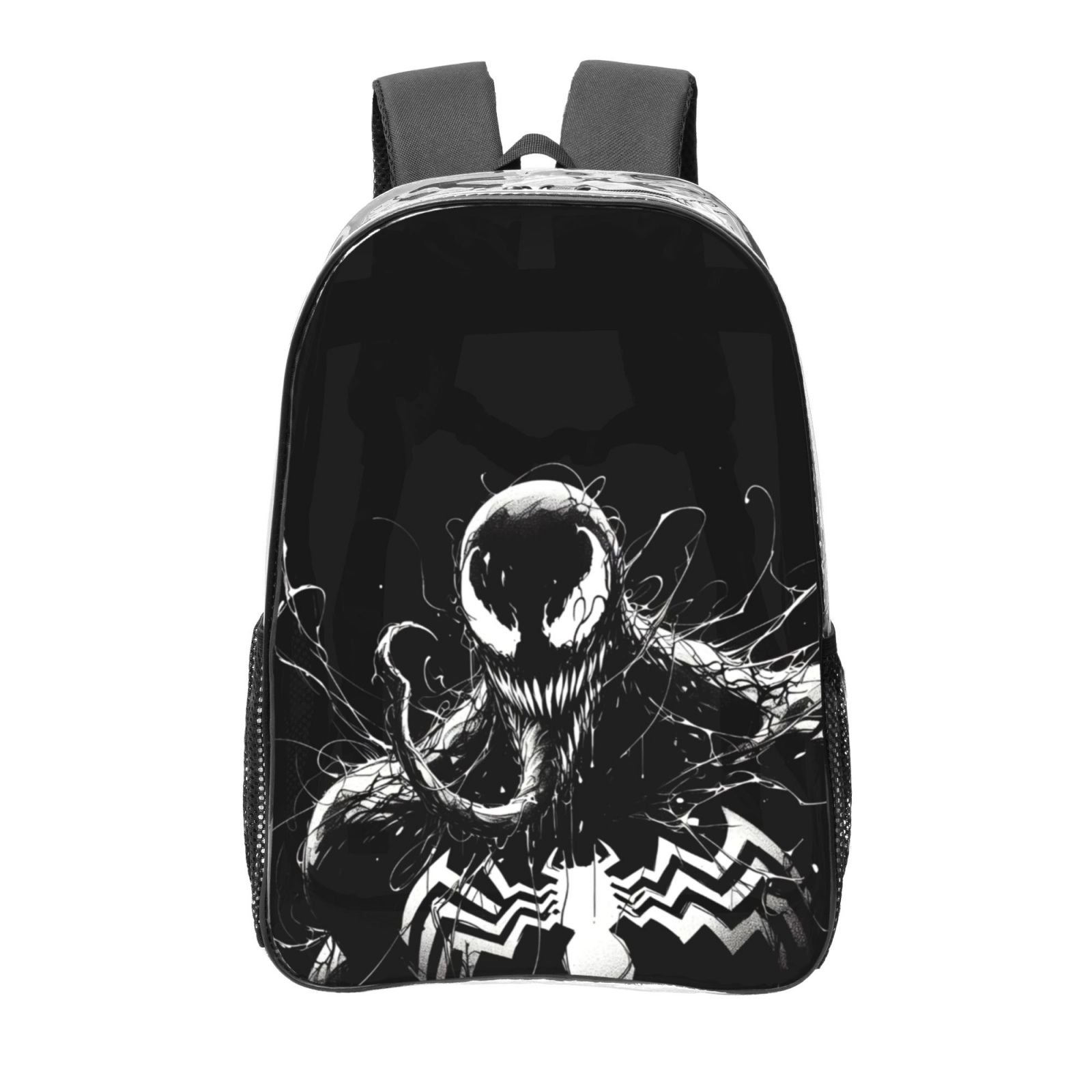 Venom Clear Backpack 16 Inch Large Capacity PVC Transparent Laptop Bags ...