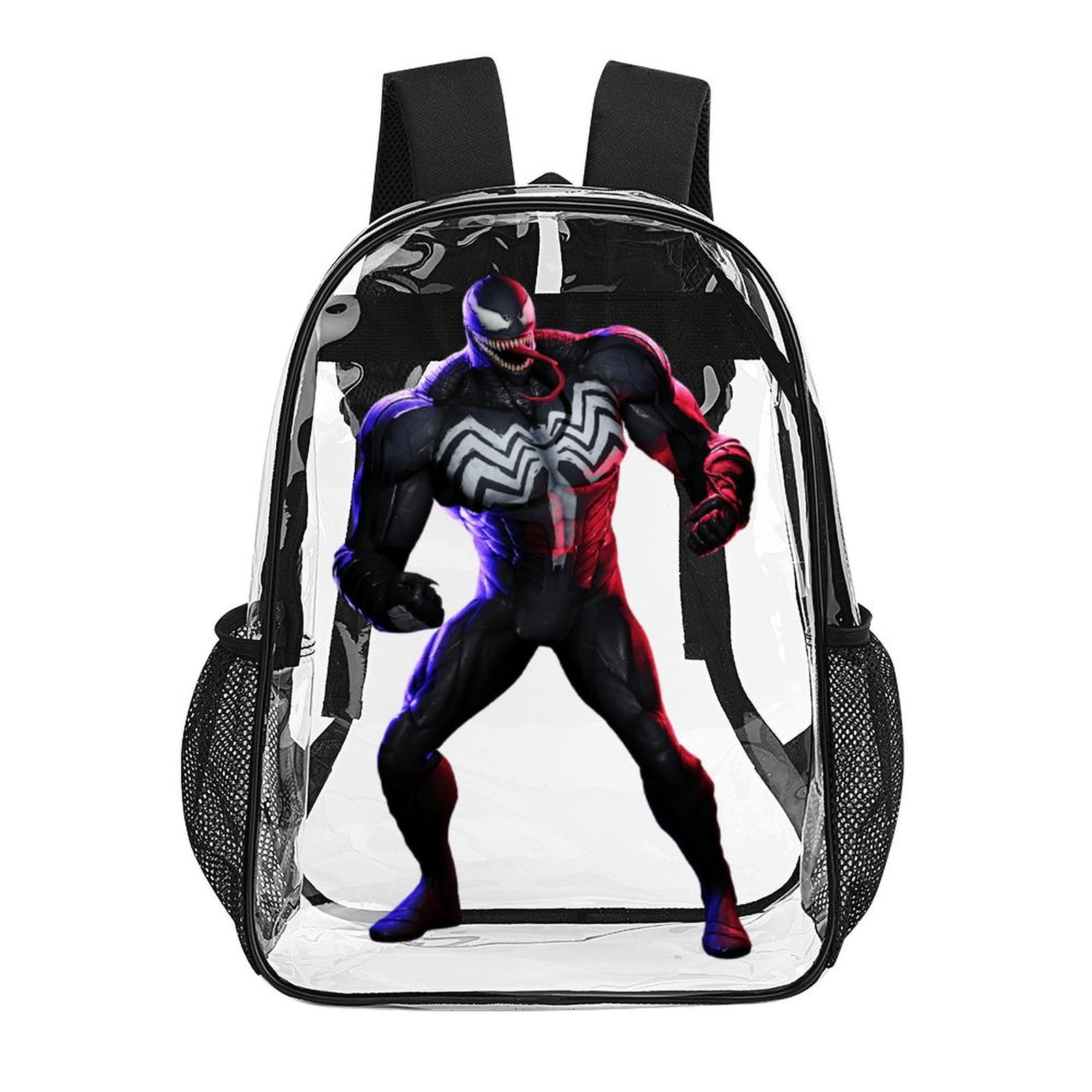 Venom Clear Backpack Heavy Duty Transparent Bag See Through Bookbag for ...