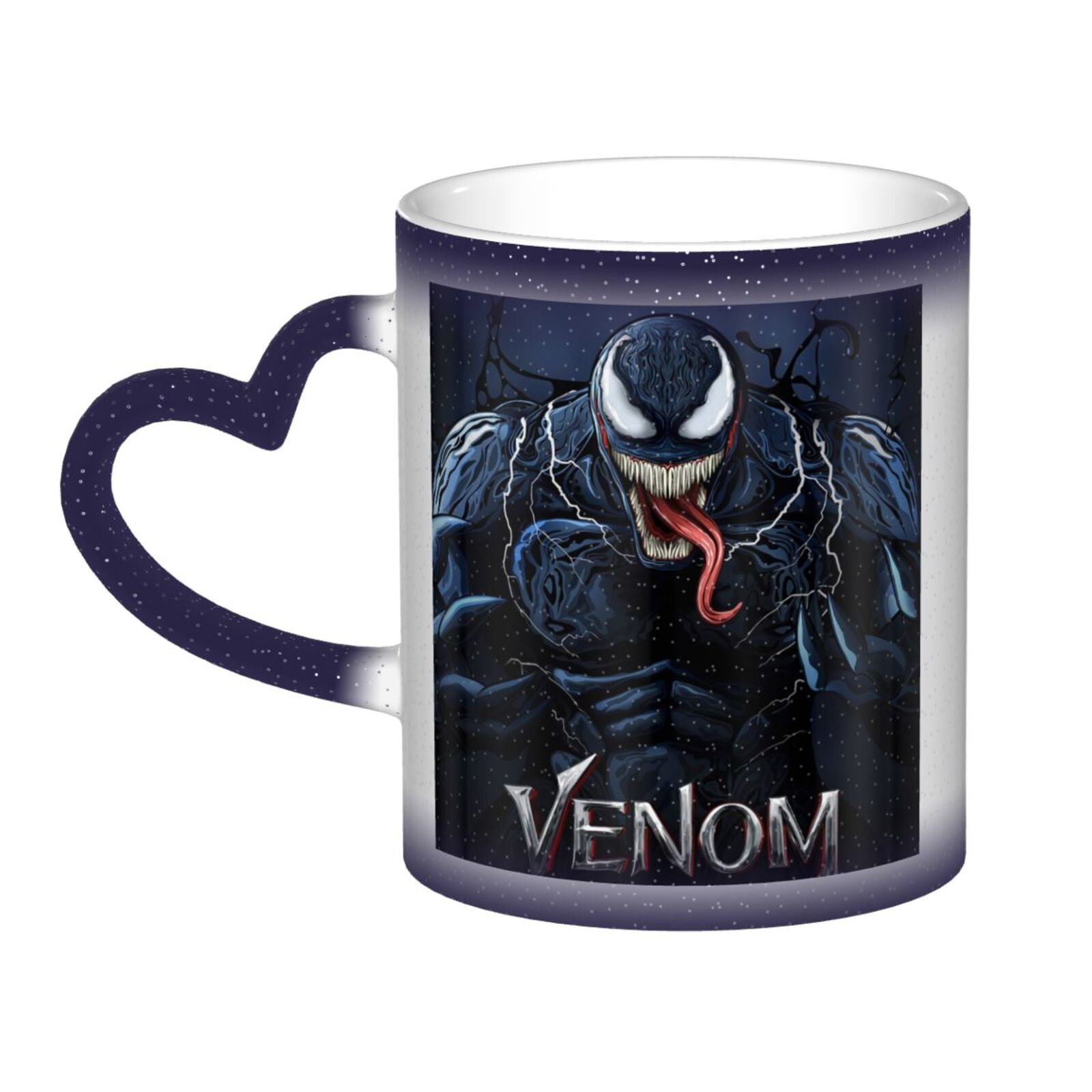 Venom Color Changing Mug Heat Sensitive Magic Funny Art Coffee Tea Cups ...