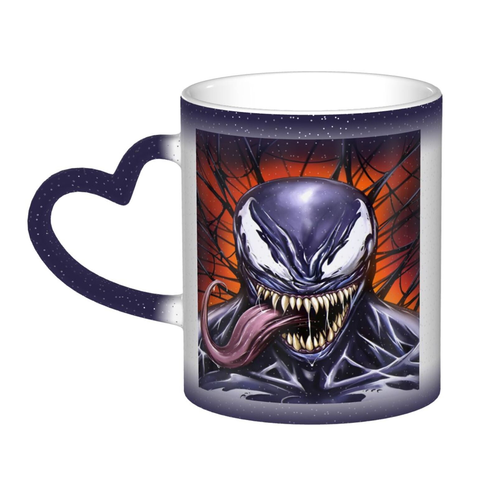 Venom Color Changing Mug Heat Sensitive Magic Funny Art Coffee Tea Cups ...