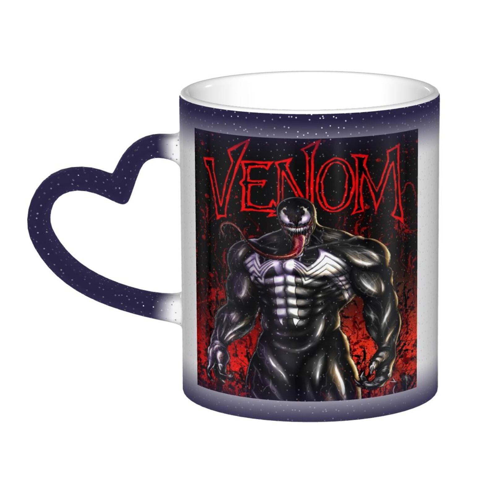 Venom Color Changing Mug Heat Sensitive Magic Funny Art Coffee Tea Cups ...