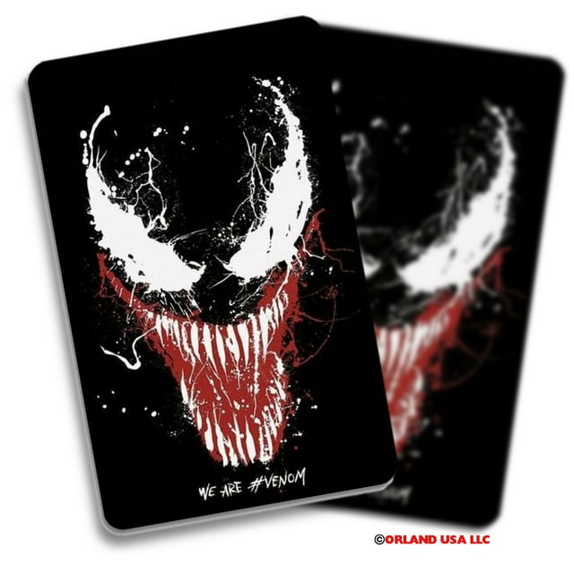 Venom Credit Card Smart Sticker Skin Film Pre-Cut for Large Chip Bank ...