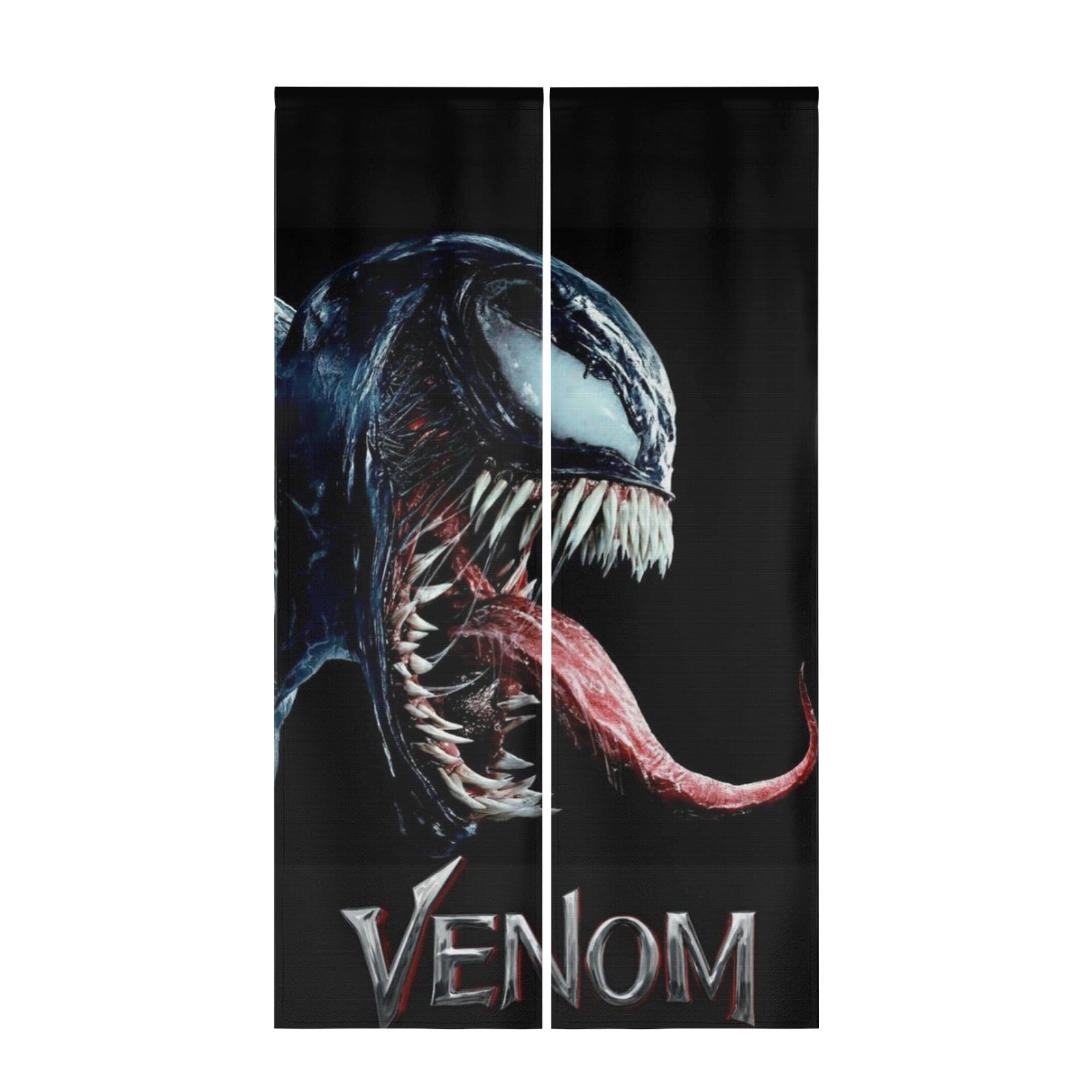 Venom Door Curtain, Temporary Insulation Cover, Bold Graphic Design ...