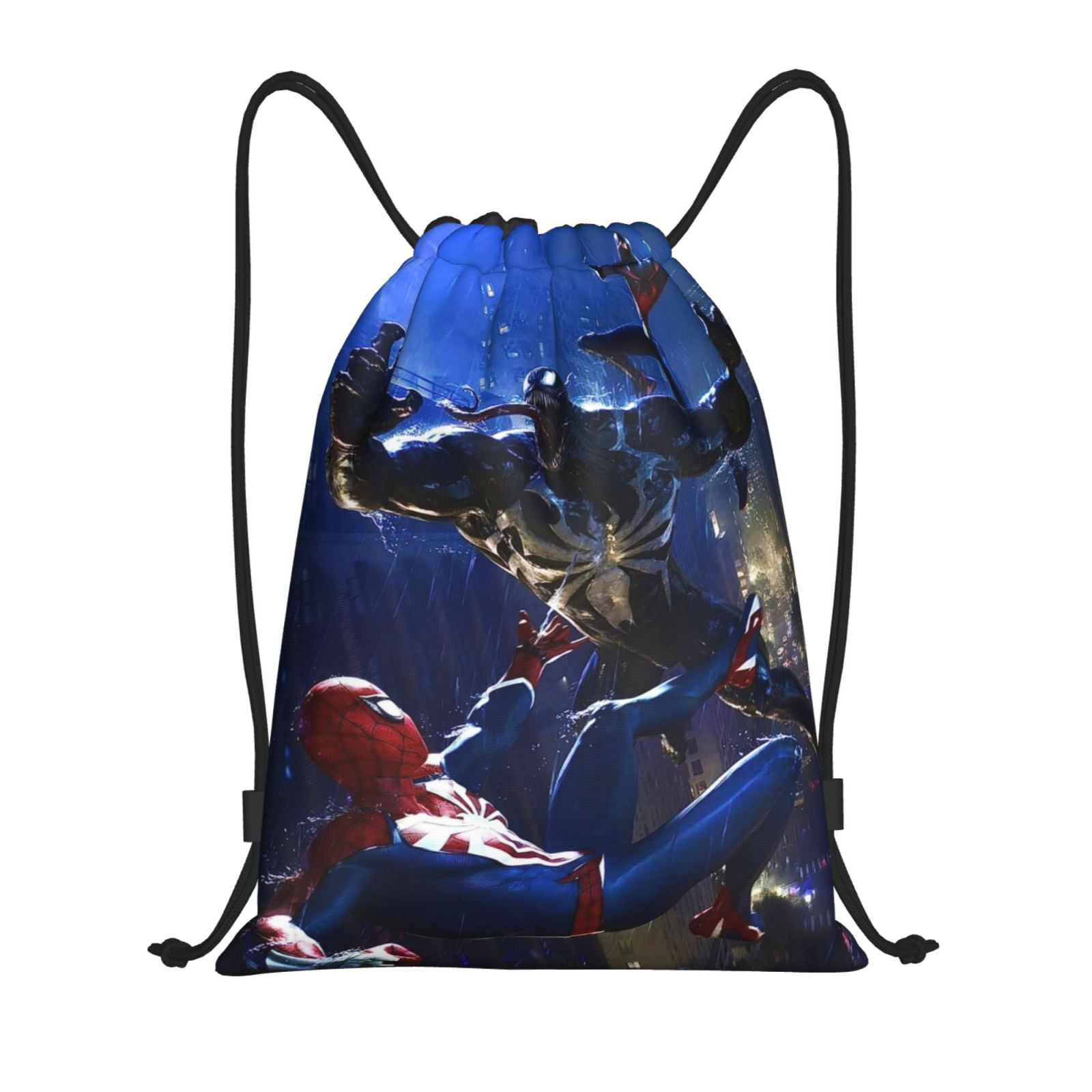 Venom Drawstring Backpack Sports Gym Sackpack Water Resistant String ...