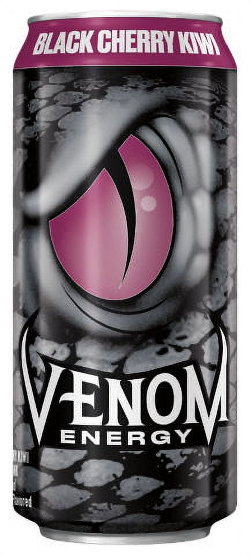 Venom Energy Drink - Black Cherry Kiwi, 16oz, Pack of 8, Super Strength ...