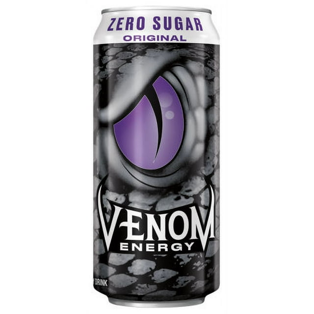 Venom Energy Drink Mojave Rattler (AKA Zero Sugar Original), 16 Ounce ...