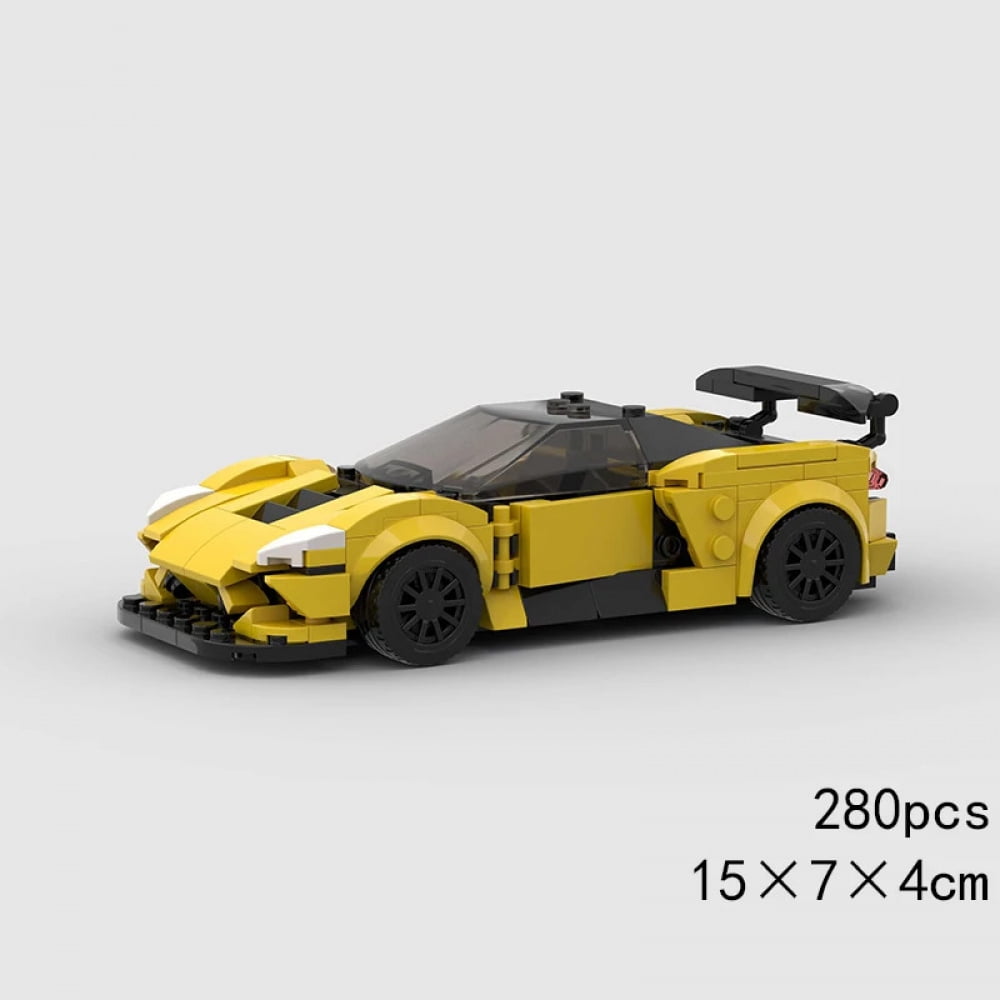 Venom F5 MOC Car Speed Champions Fury V8 Super Race F1 Vehicle Model ...