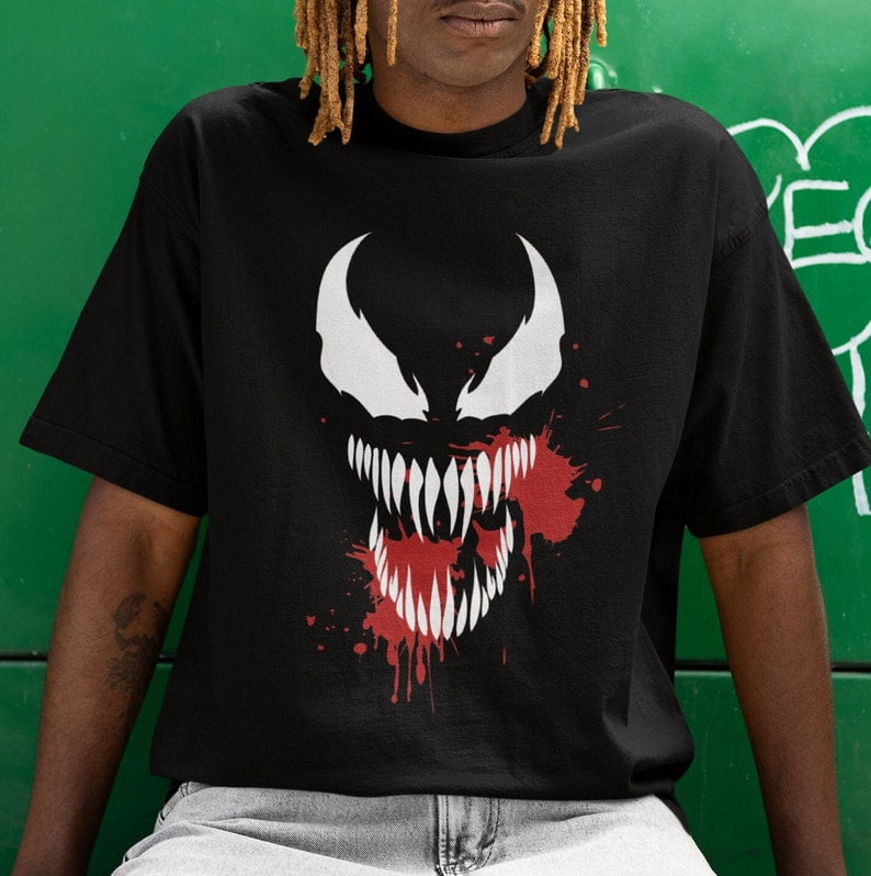 Venom Face Shirt, Venom Carnage Tshirt, Venom Last Dance 2024, Spider ...
