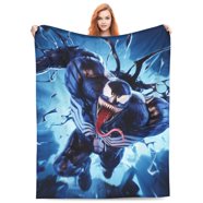 Marvel Venom, 'Here to Stay' Micro Raschel Throw Blanket, 46" x 60 ...