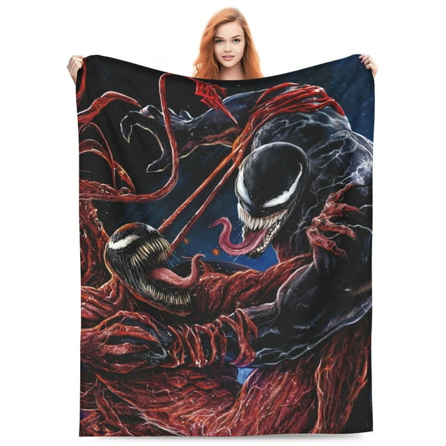 Venom Fleece Throw Blanket For Couch Or Bed - Plush Cozy Fuzzy Blanket ...