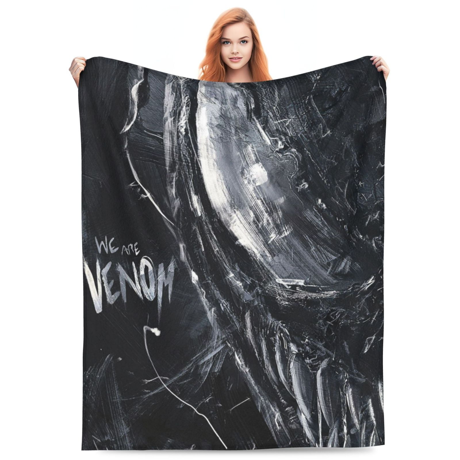 Venom Fleece Throw Blanket For Couch Or Bed - Plush Cozy Fuzzy Blanket ...