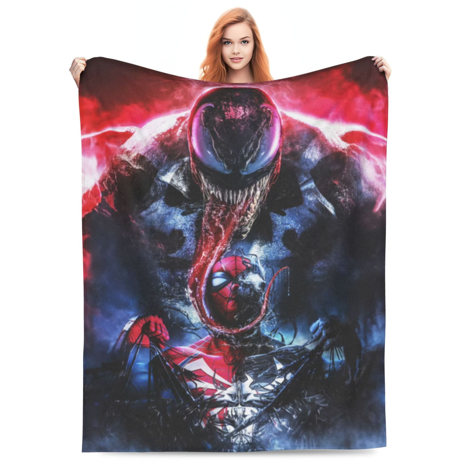 Venom Fleece Throw Blanket For Couch Or Bed - Plush Cozy Fuzzy Blanket ...