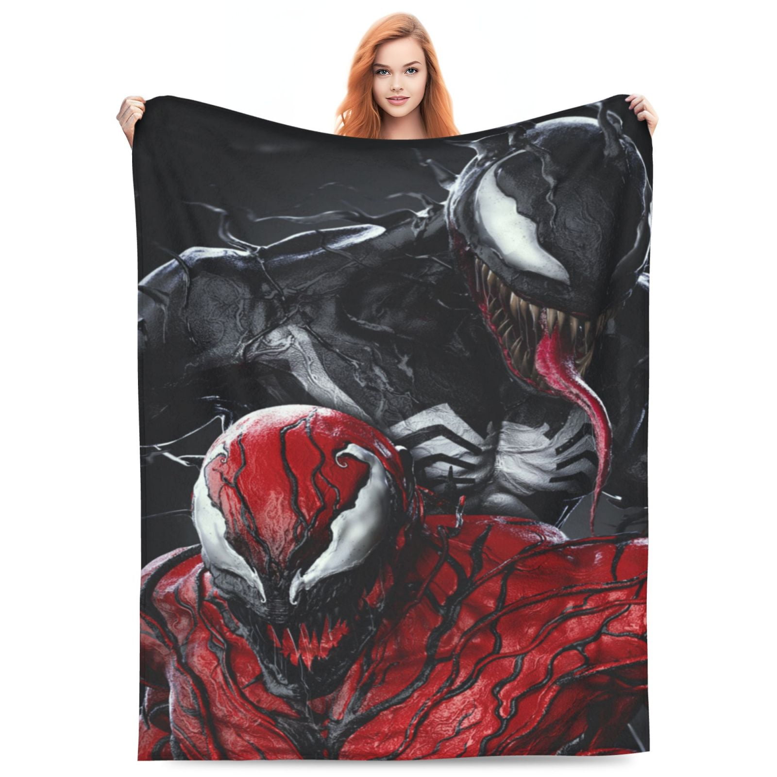 Venom Fleece Throw Blanket For Couch Or Bed - Plush Cozy Fuzzy Blanket ...