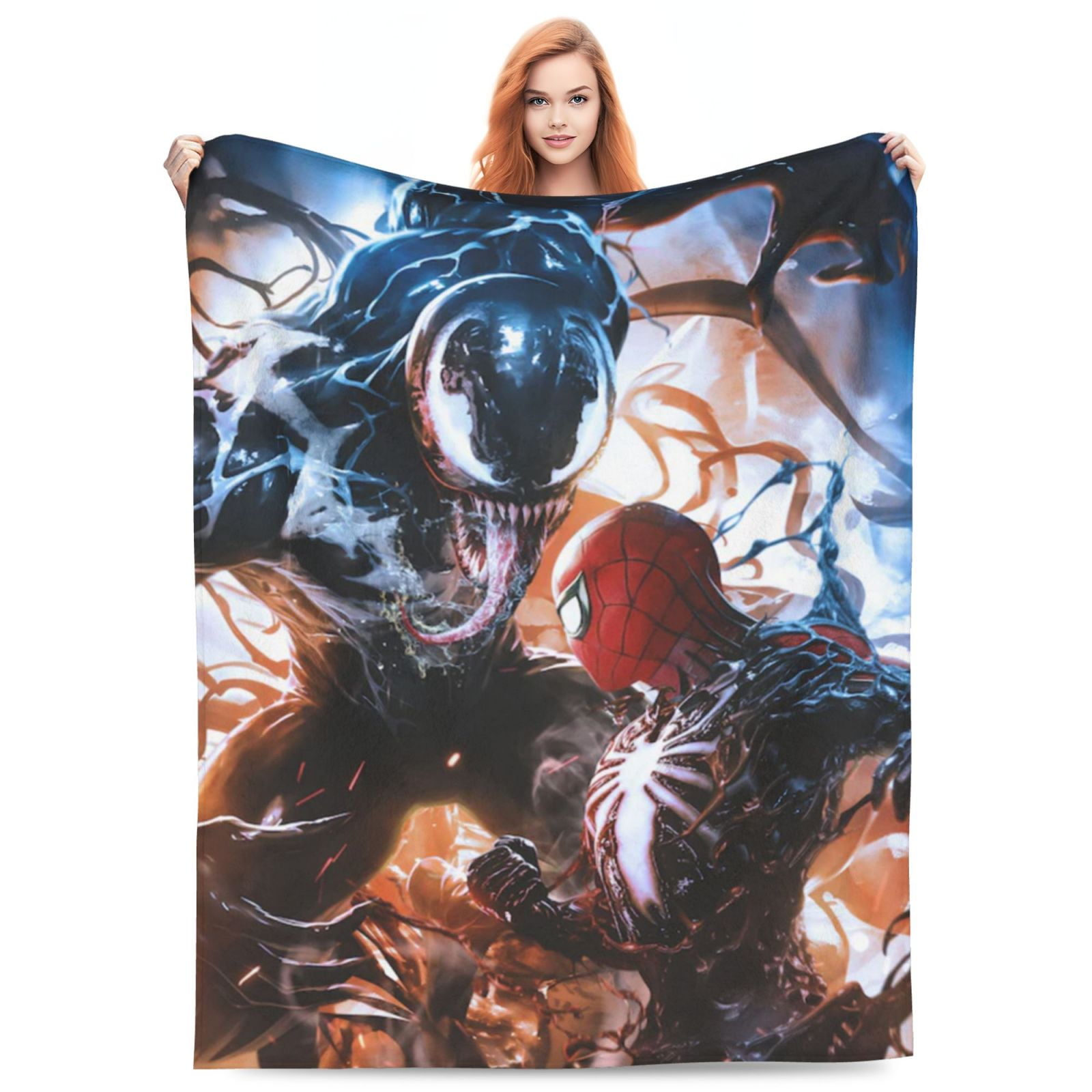 Venom Fleece Throw Blanket For Couch Or Bed - Plush Cozy Fuzzy Blanket ...