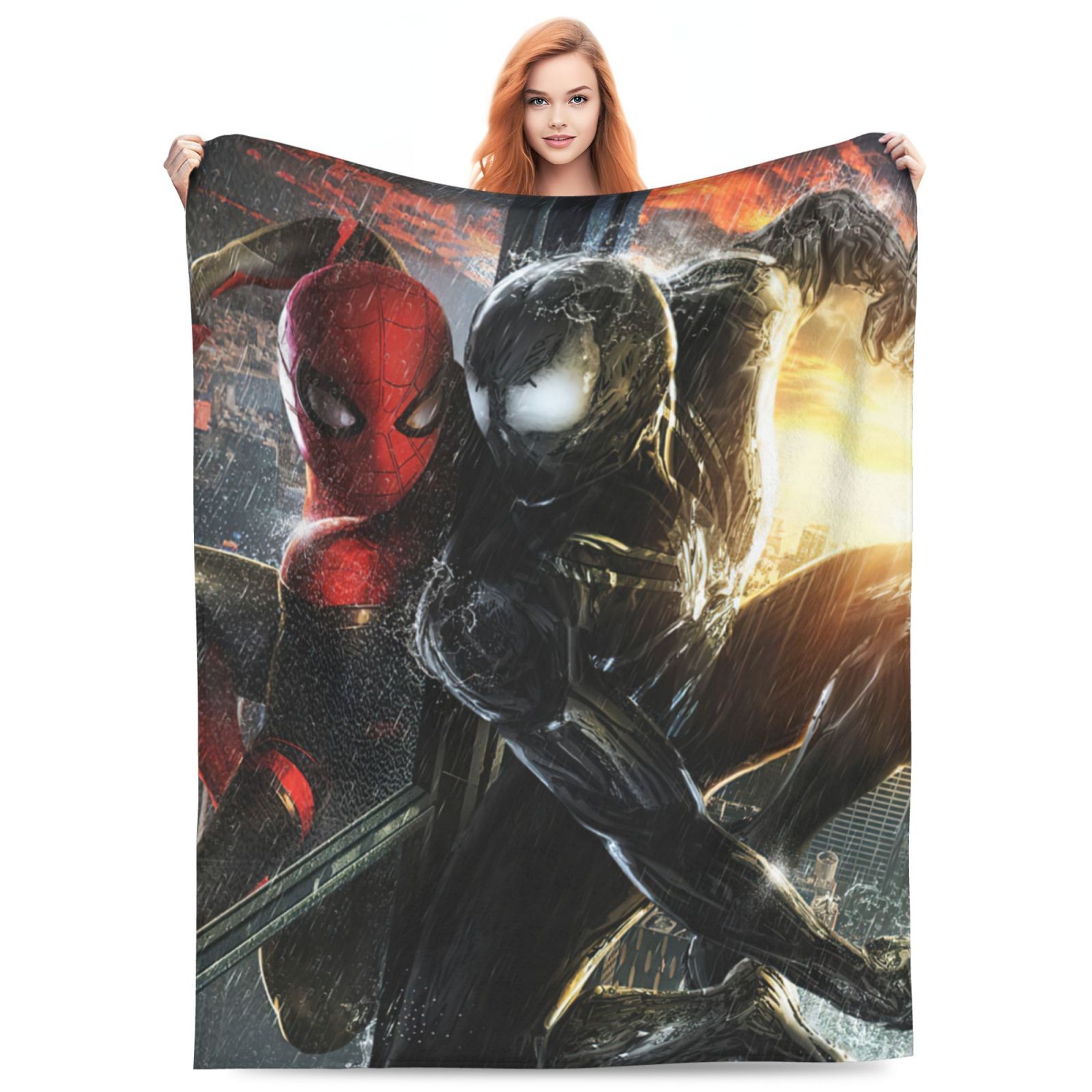 Venom Fleece Throw Blanket For Couch Or Bed - Plush Cozy Fuzzy Blanket ...
