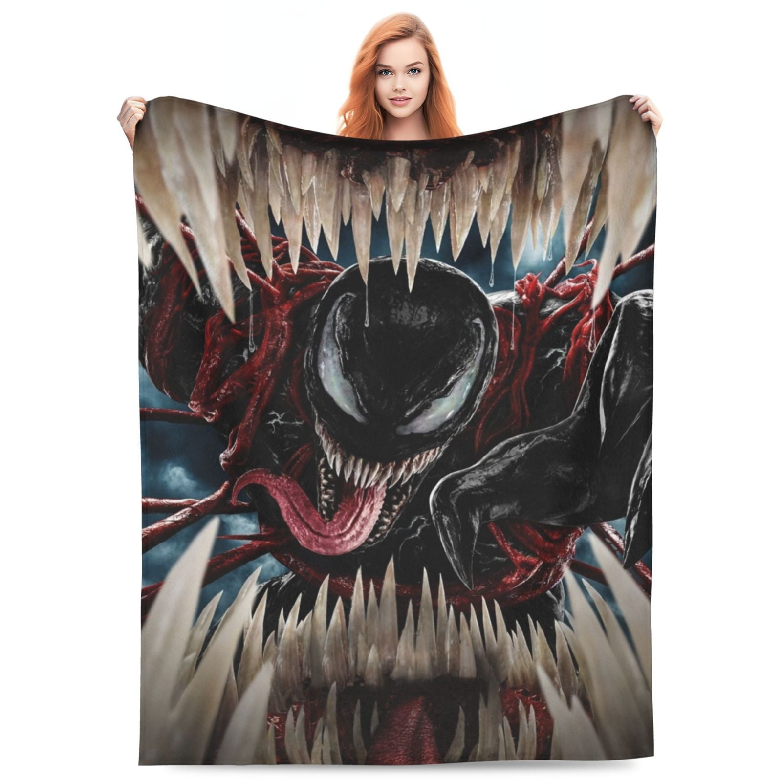 Venom Fleece Throw Blanket For Couch Or Bed - Plush Cozy Fuzzy Blanket ...
