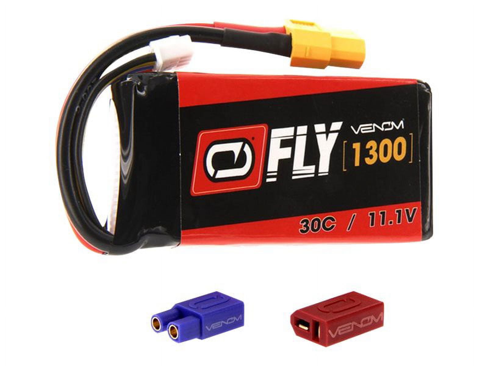 Venom Fly 30C 3S 1300mAh 11.1V LiPo Battery with UNI 2.0 Plug (XT60 ...