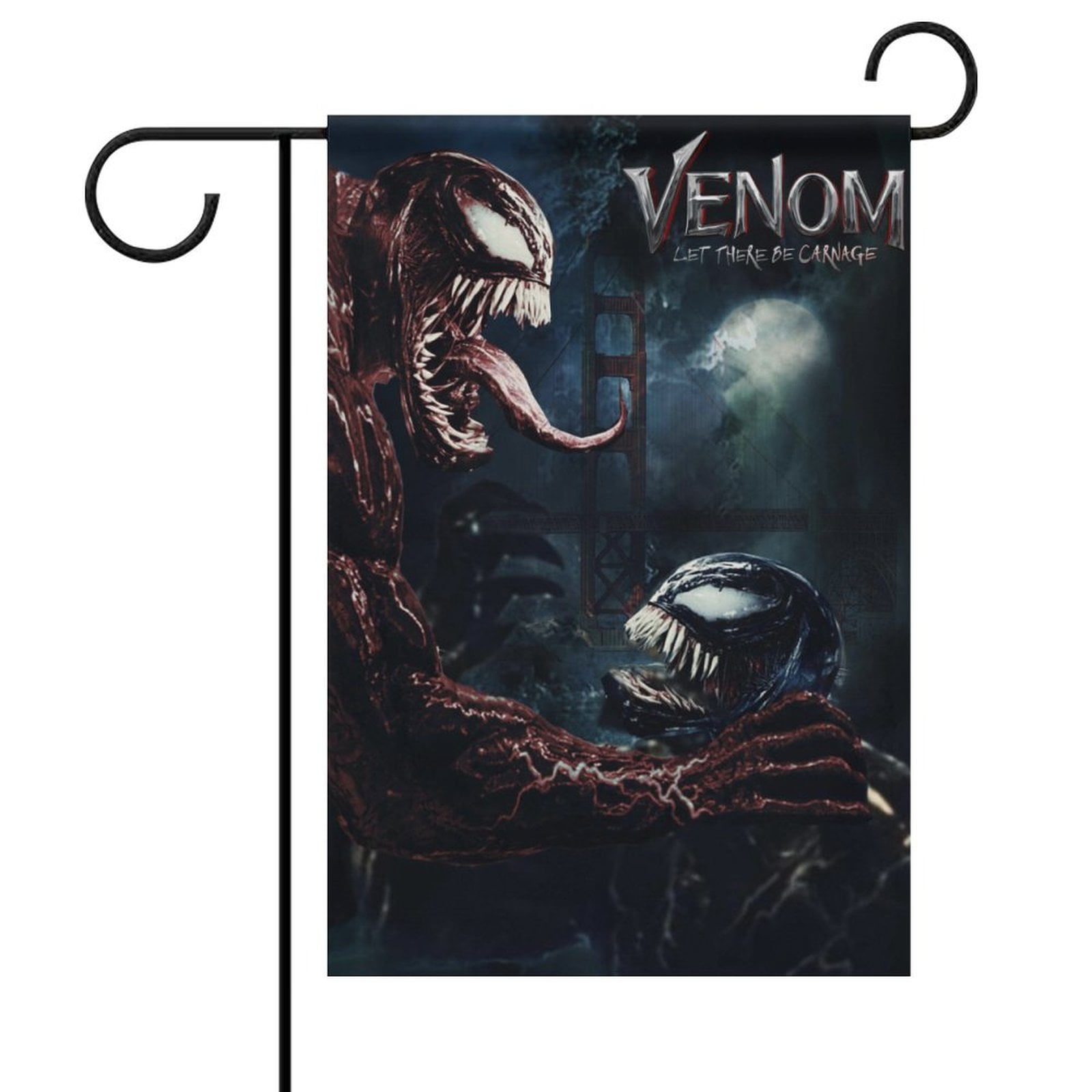 Venom Garden Banner - Double-Sided House Outdoor Flag for Yard And Lawn ...