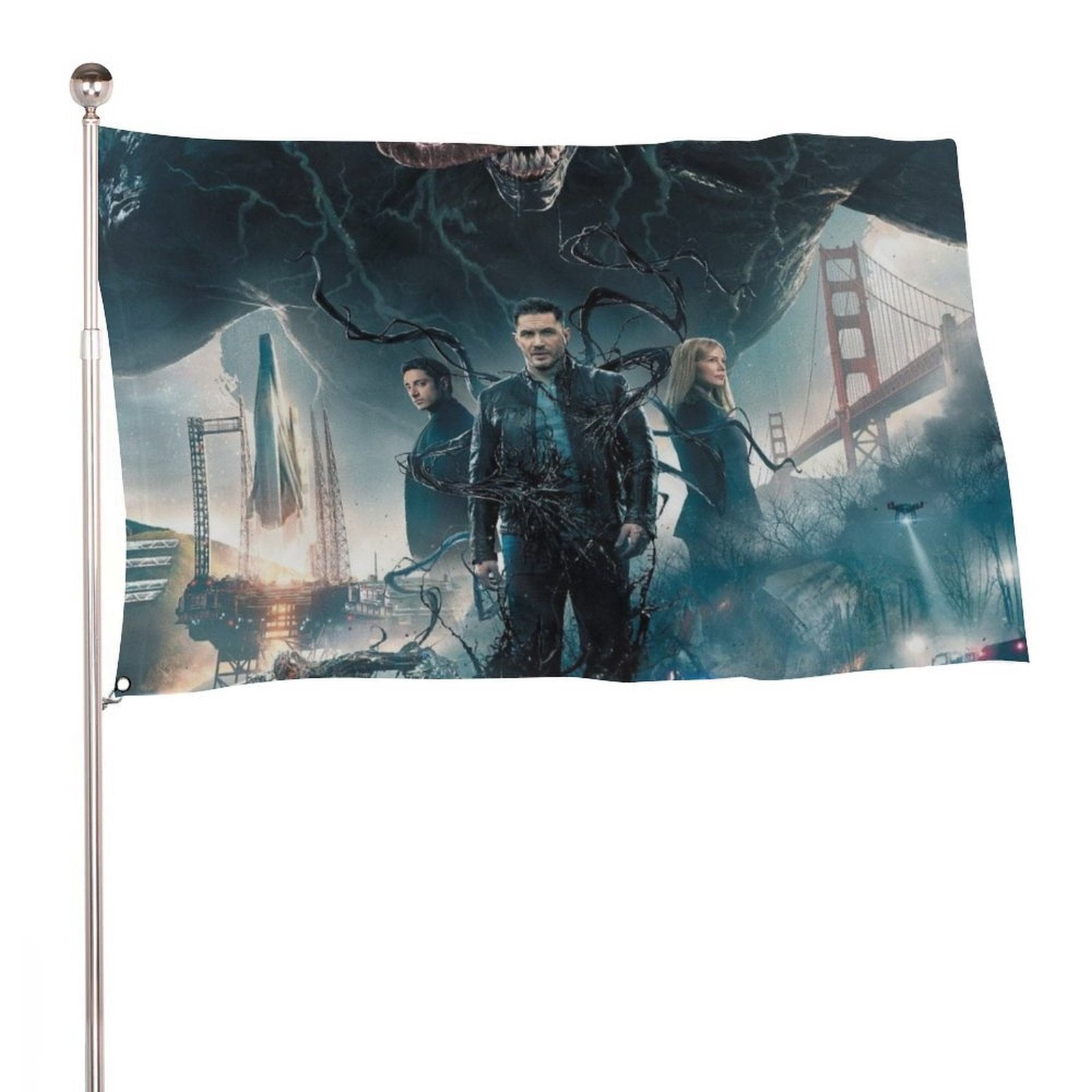 Venom Garden Banner - Double-Sided House Outdoor Flag for Yard And Lawn ...