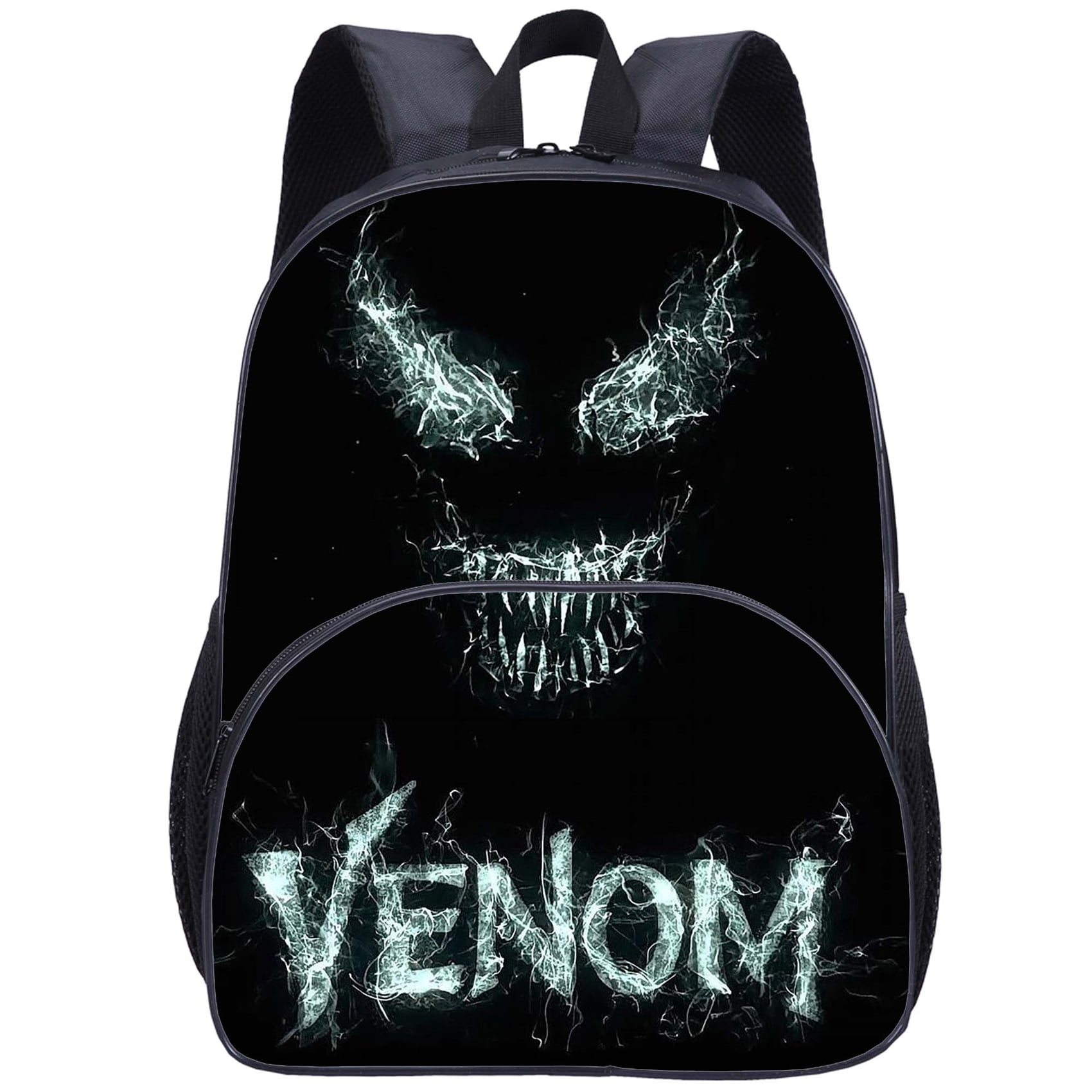 Venom Graphic Backpack-Student Back to School Bookbag Waterproof Travel ...