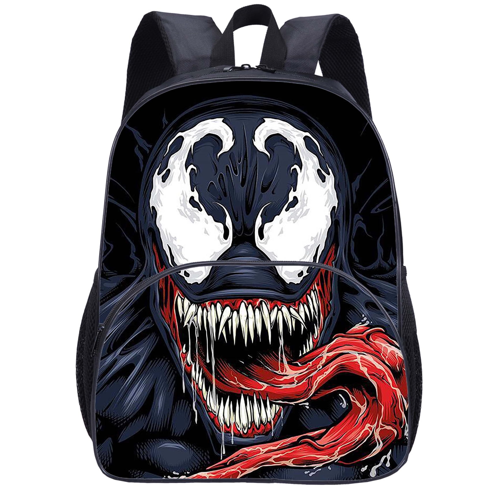 Venom Graphic Backpack-Student Back to School Bookbag Waterproof Travel ...