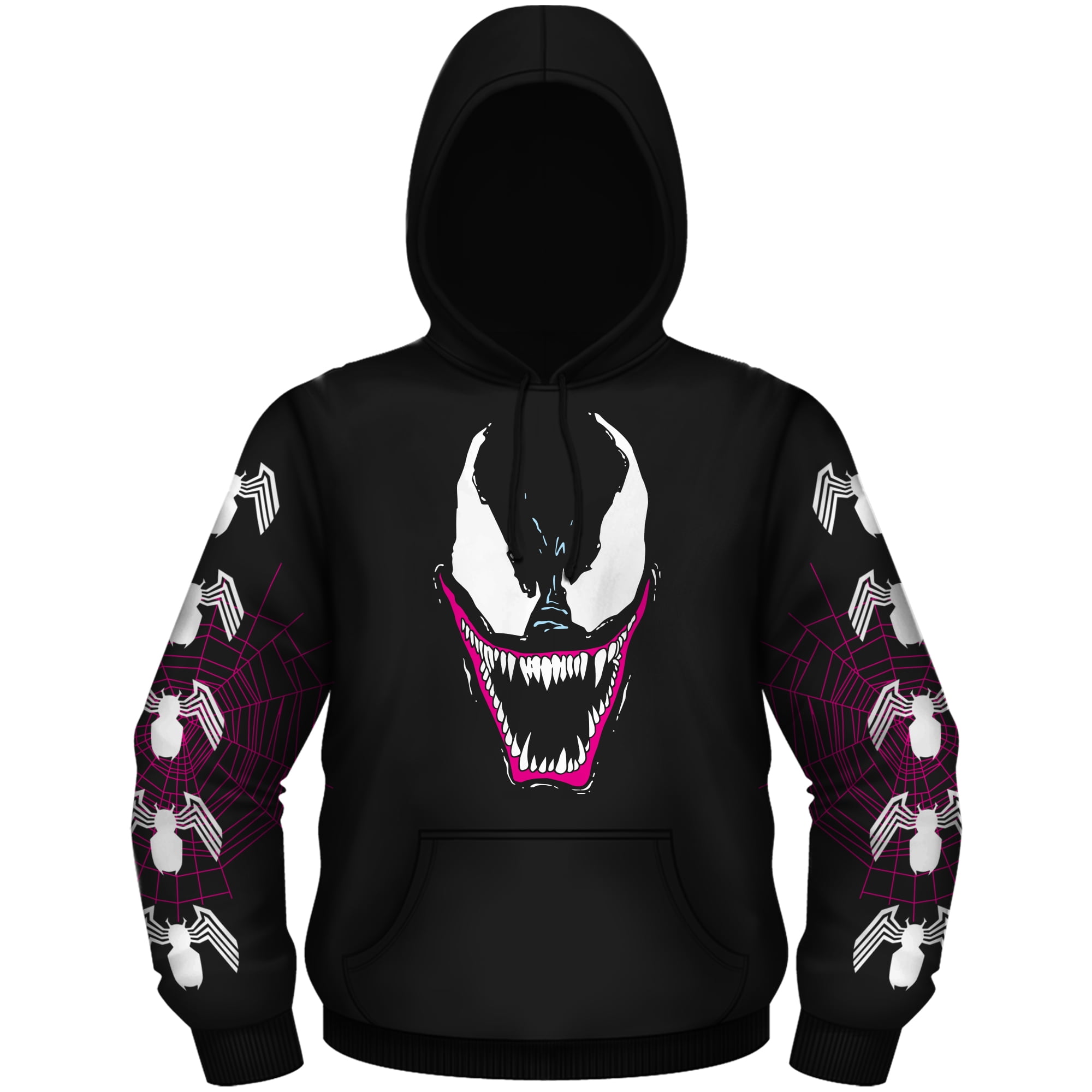 Venom Grin Marvel Comics Officially Licensed Adult Pullover Hoodie ...