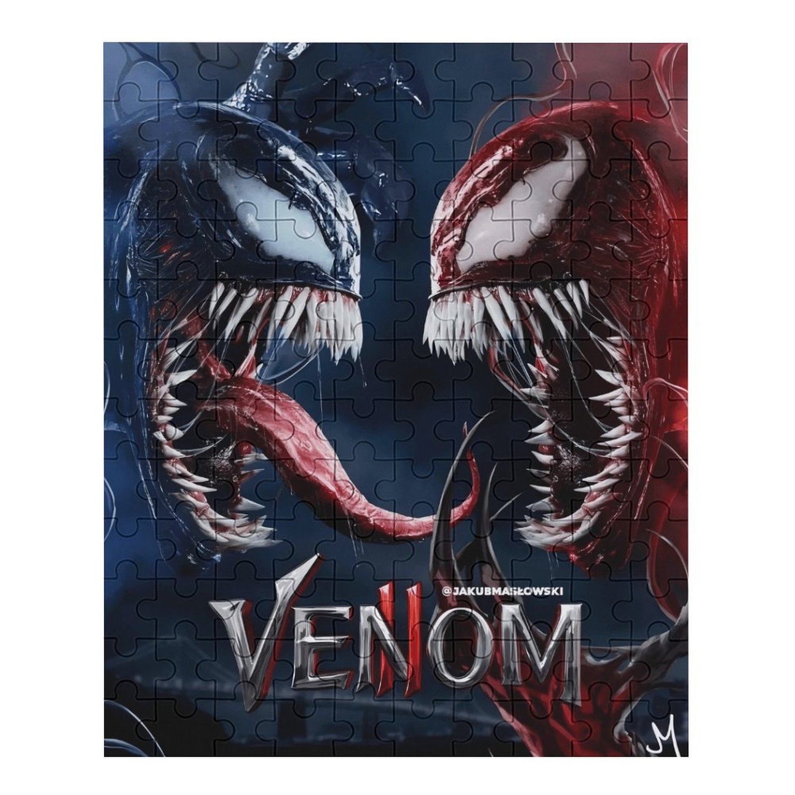 Venom Jigsaw Puzzle Toy Cartoon Anime Interlocking Puzzle Suitable for ...