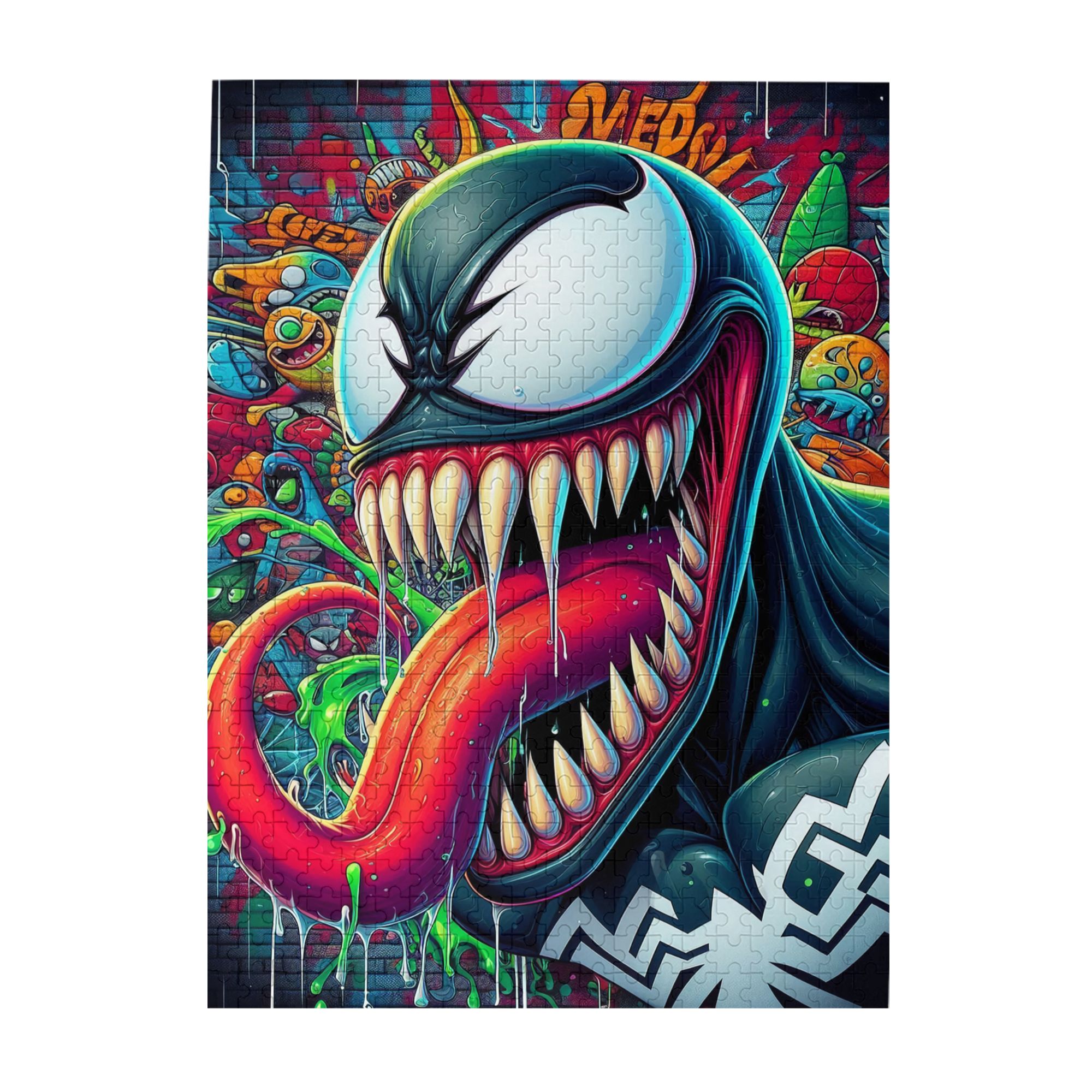 Venom Jigsaw Puzzle for Kids Adults 300 Piece Challenging Wooden Puzzles Toys Family Decorations ...