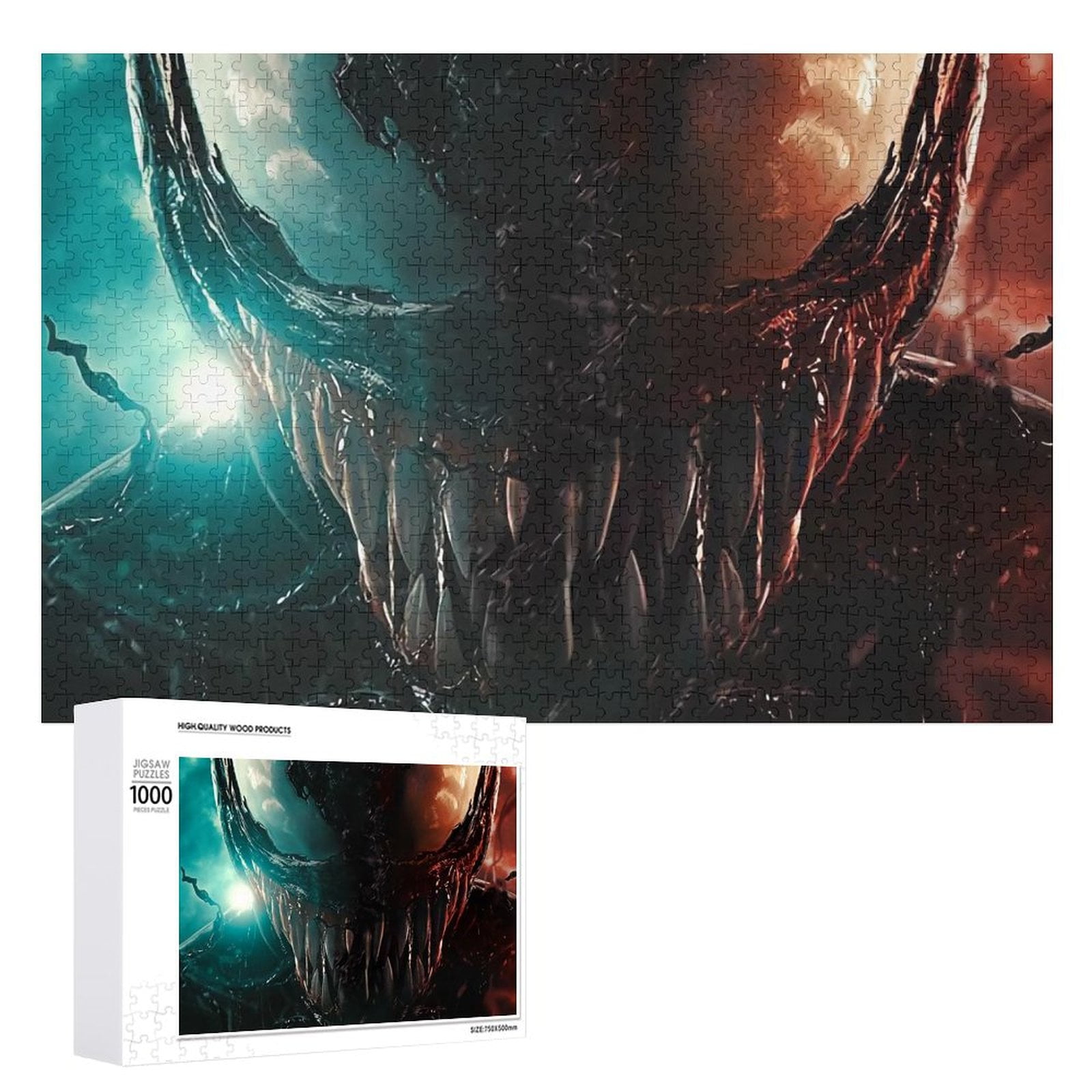 Venom- LET THREE BE CARNAGE Jigsaw Puzzles for Adults 1000 Pieces ...