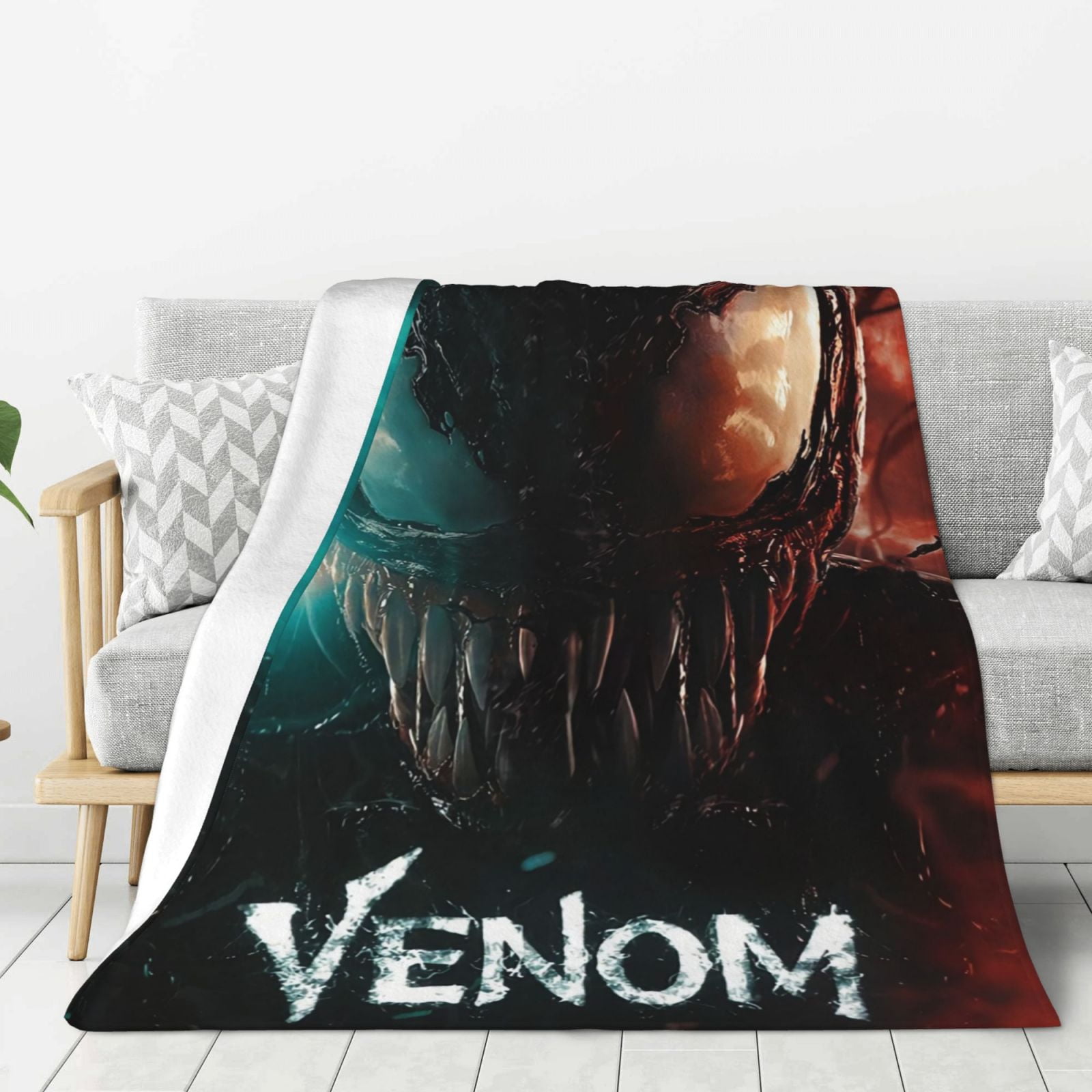Venom- LET THREE BE CARNAGE Throw Blanket,Cooling Blankets for Hot ...