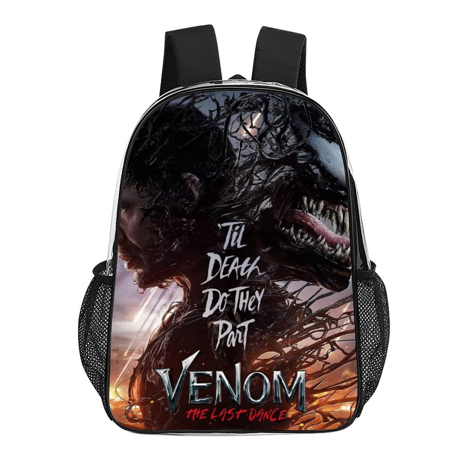 Venom The Last Dance Clear Backpack Large Capacity Daypack Clear ...