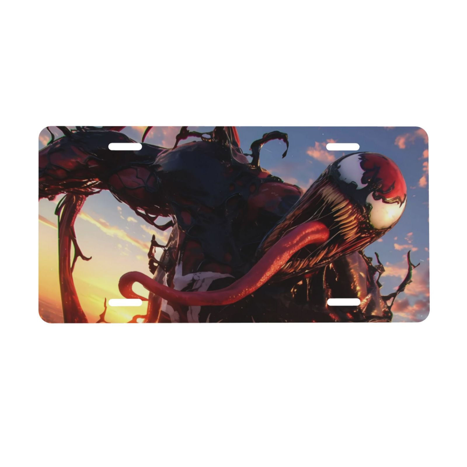 Venom License Plate, Car Front License Plates With 4 Holes, Metal Car ...