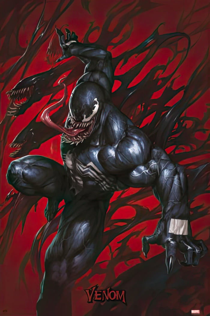 Venom - Marvel Comics Poster (Venom Attacking) (Size: 24" x 36 ...