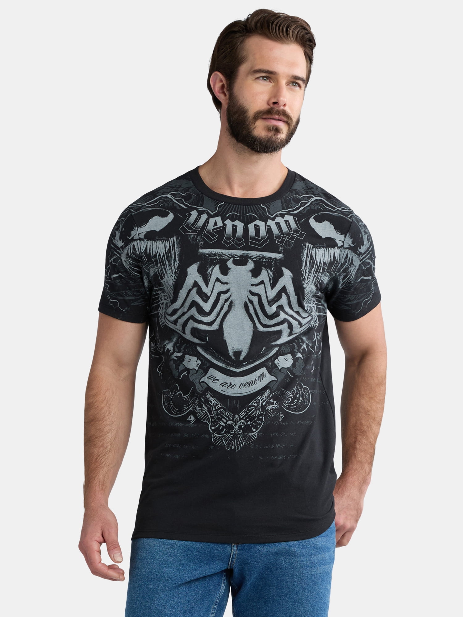 Venom, Men's & Big Men's Graphic Tee, Sizes XS-3XL - Walmart.com