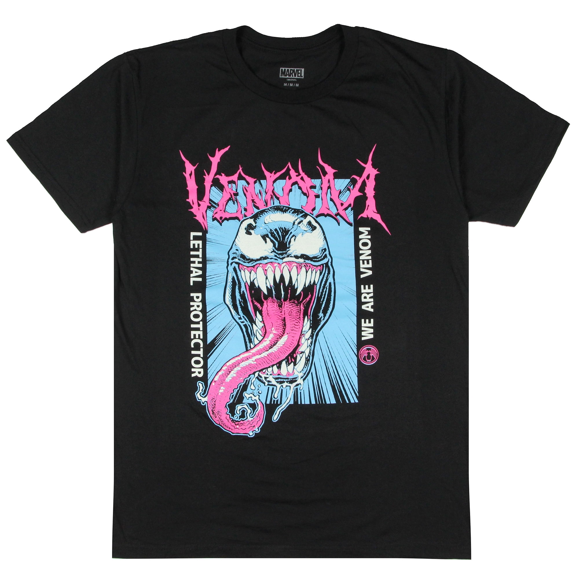 Venom Men's Lethal Protector We Are Venom Vibrant Comic Art T-Shirt ...