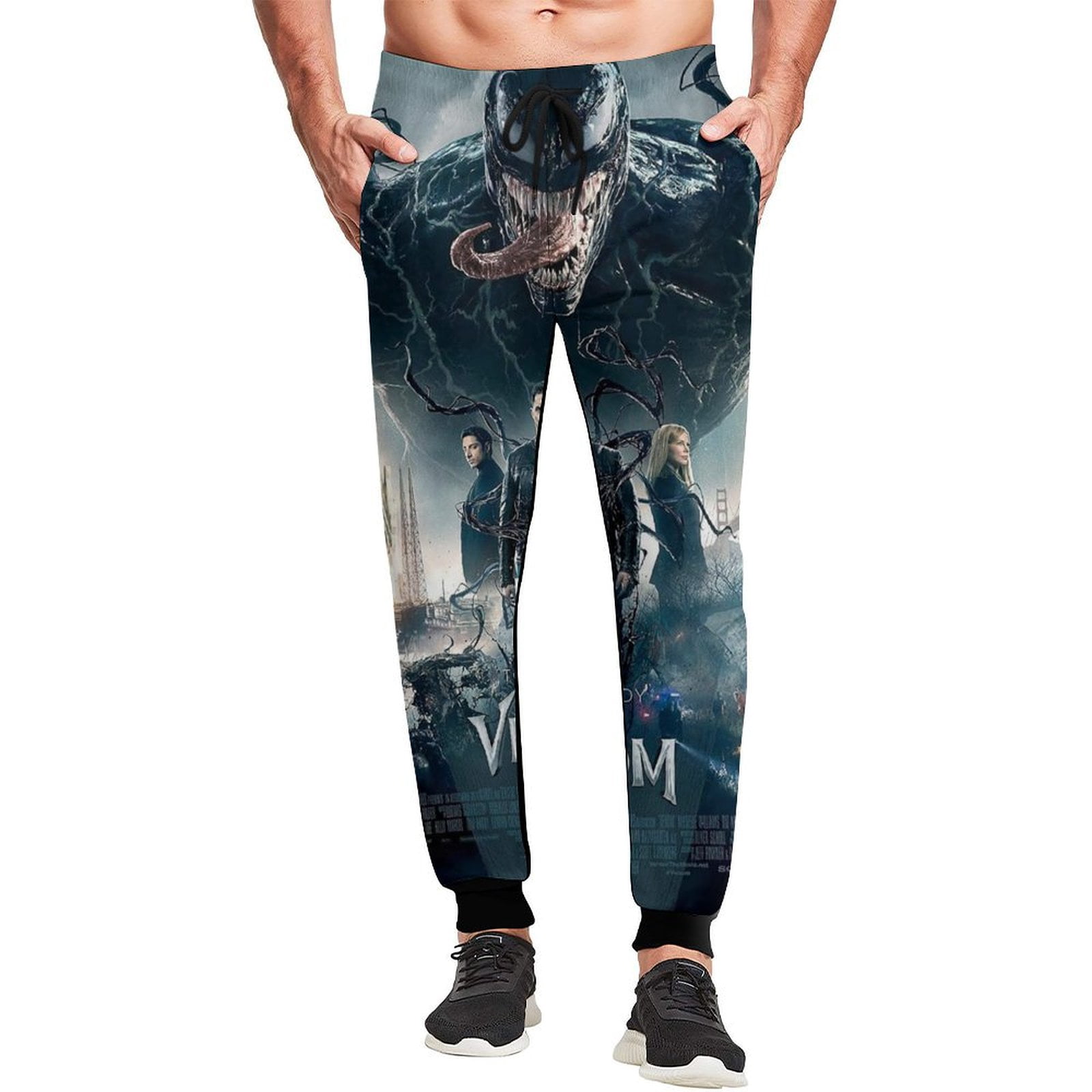 Venom Mens Sweatpants Joggers Pants Workout Sports Trousers Casual 3D ...