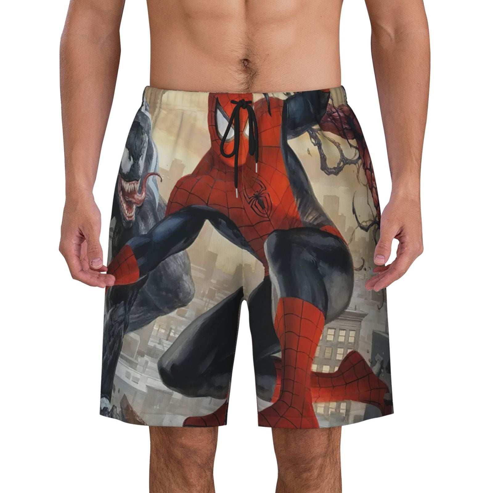 Venom Mens Swim Trunks Quick Dry Board Shorts With Mesh Lining Hawaii