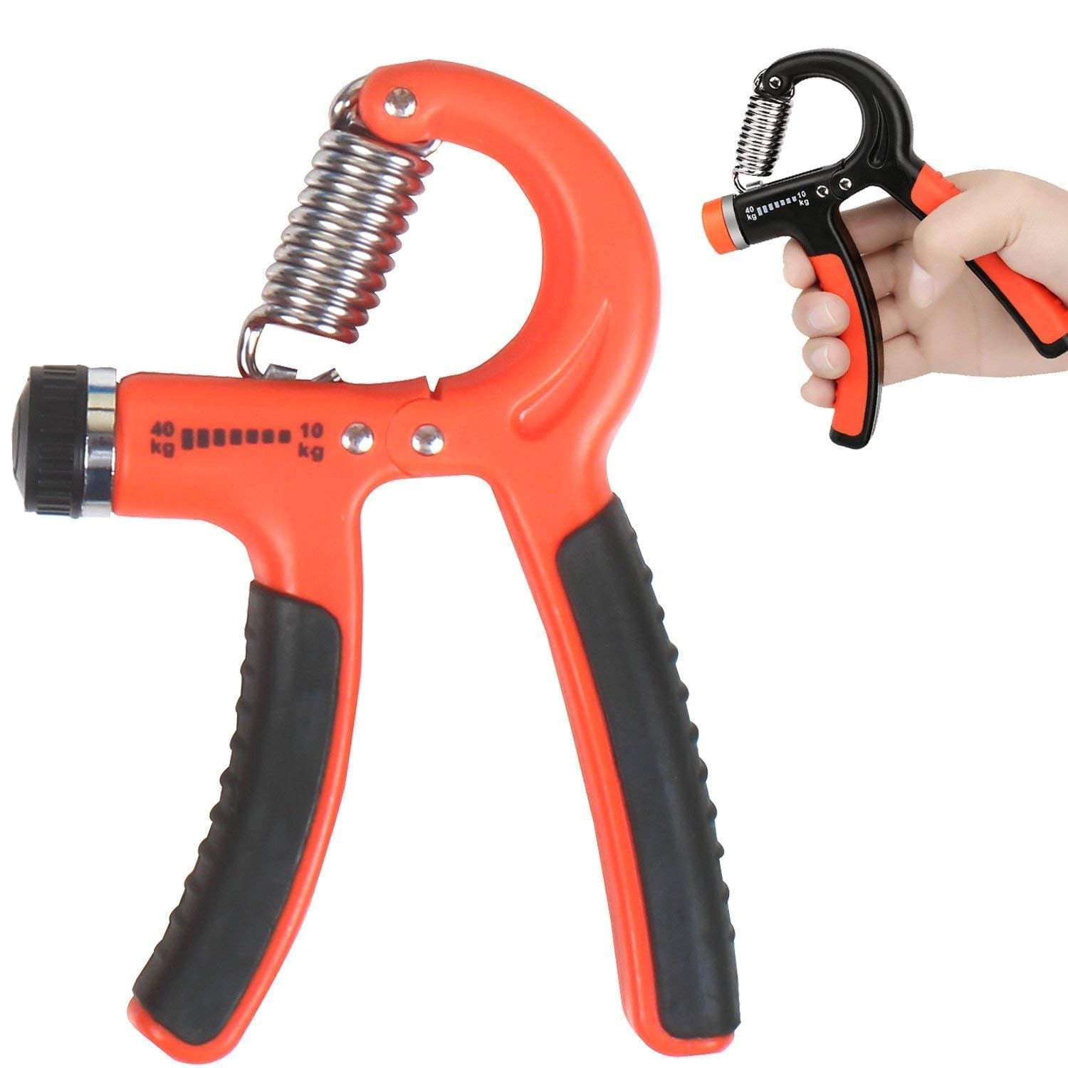 Venom Orange Color (Upto 40 Kg. Adjustable), Hand Gripper, Hand Grip ...