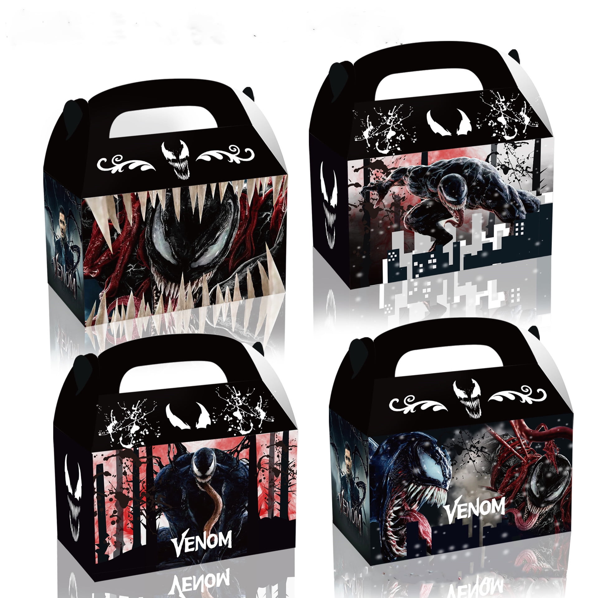 Venom Party Gift Candy Portable Box 24pcs - Goodies Favor Box for Kids ...