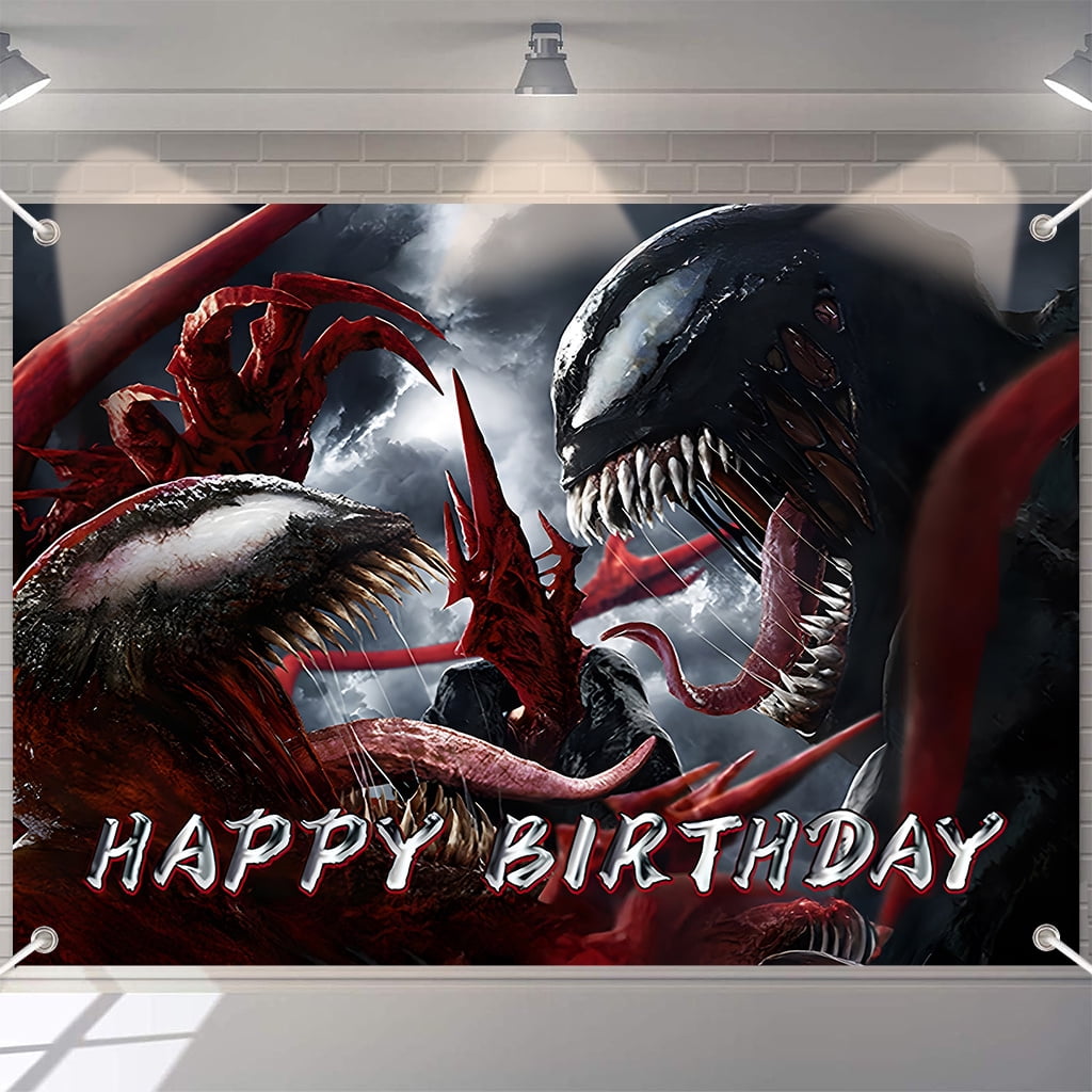 Venom Party Supplies Banner Backdrop Photo Booth Venom Decoration ...