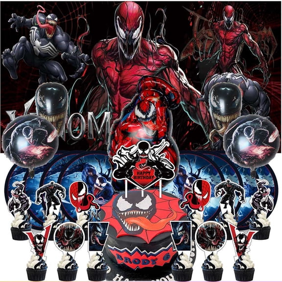 Venom Decorations For Birthday Party