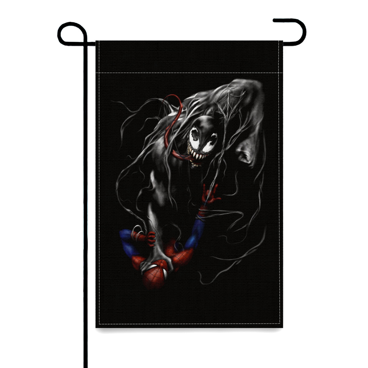 Venom Personalized Garden Flag Custom Double Sided Imitation Cotton and ...