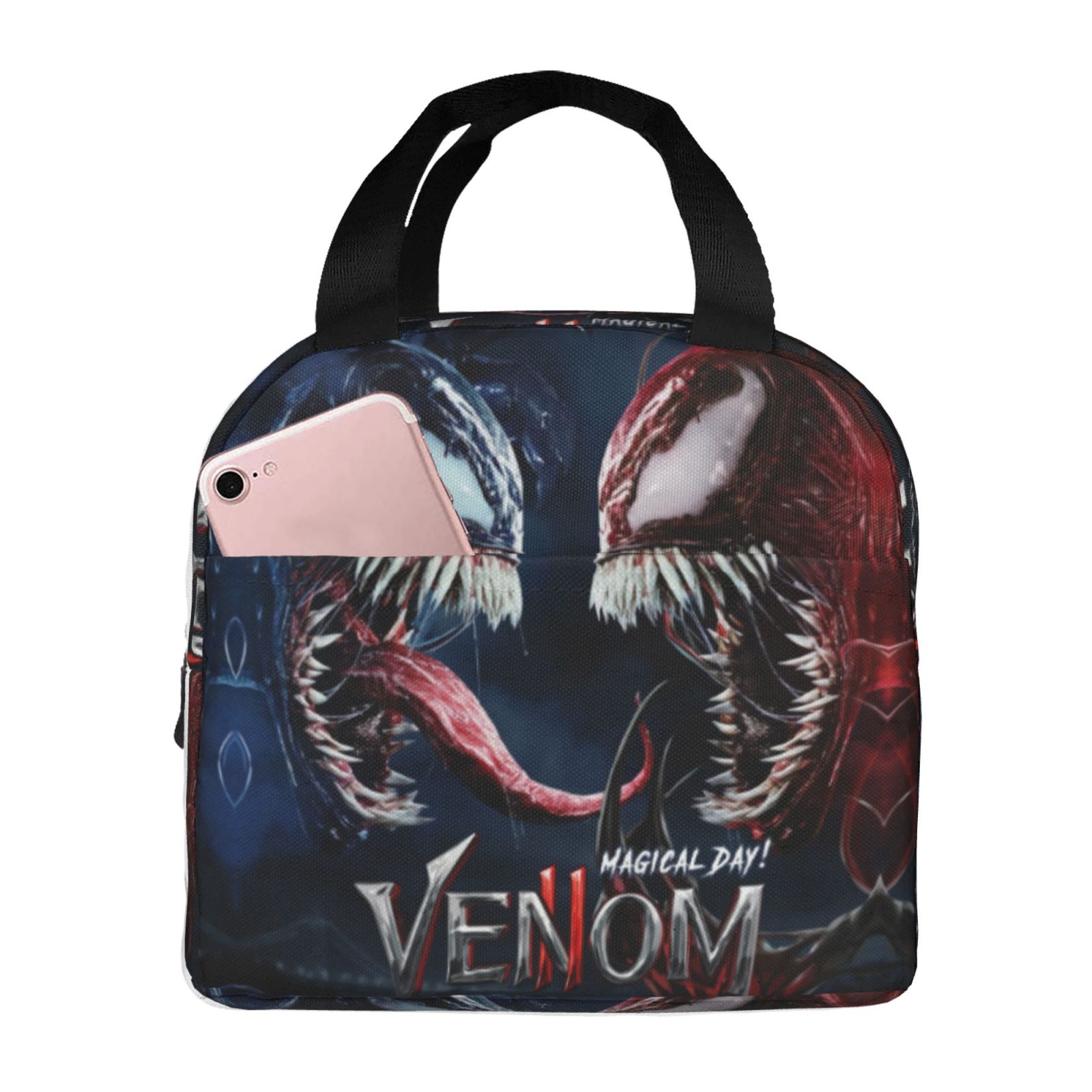 Venom Photo Book Smiley Lunch Box for Women & Men Adult Insulated Lunch ...