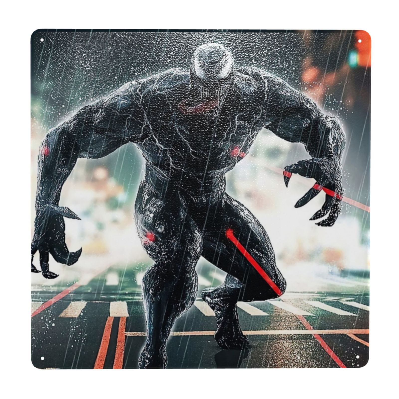 Venom Pintura Impresa En Estaño, Decoración De Pared Para El Hogar (12x 12in) - Walmart.com