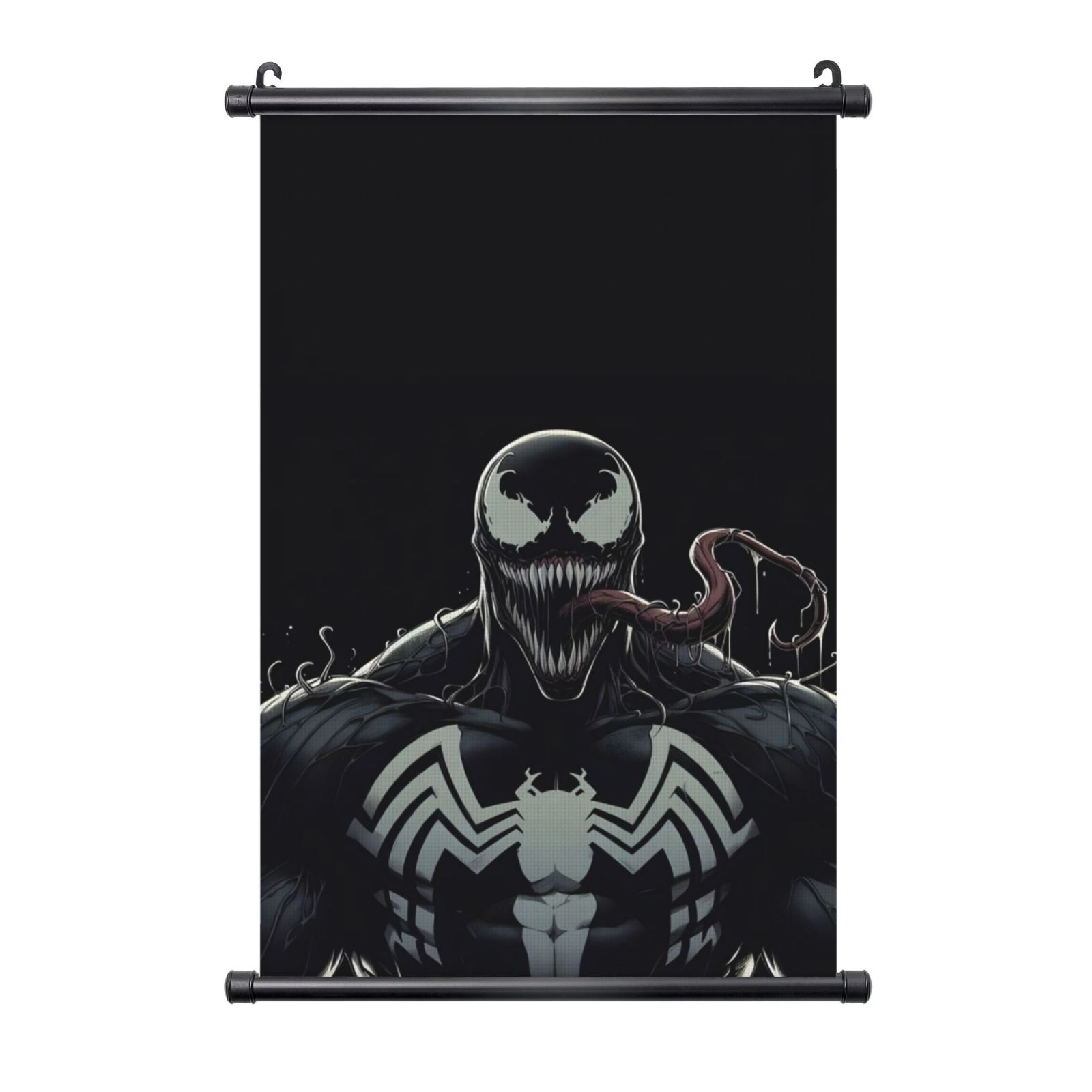 Venom Poster Aesthetic Canvas PVC Shaft Wall Art Hanging Hanger Frame ...