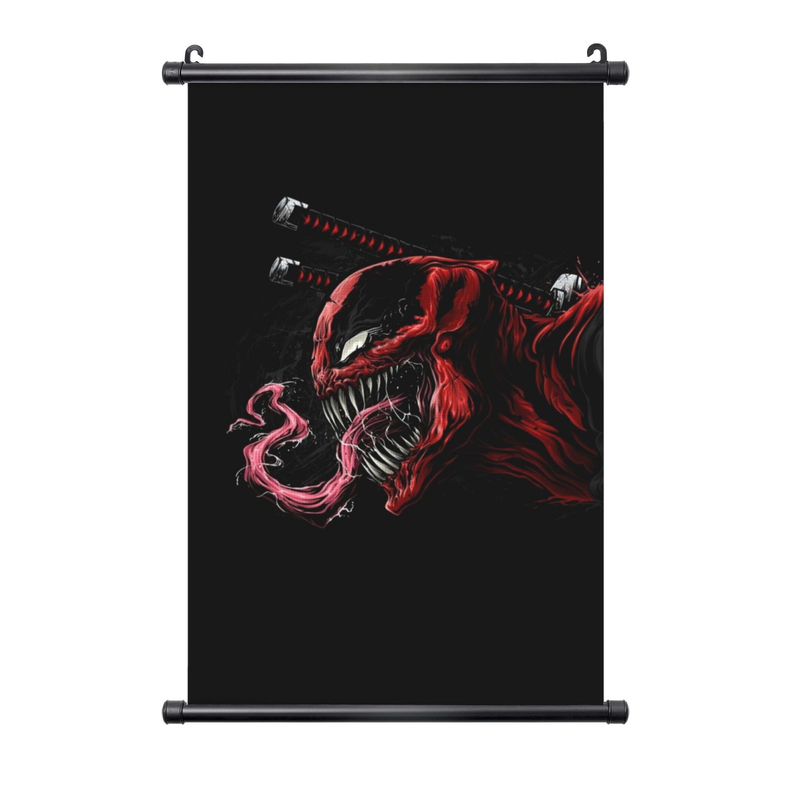 Venom Poster Aesthetic Canvas PVC Shaft Wall Art Hanging Hanger Frame ...