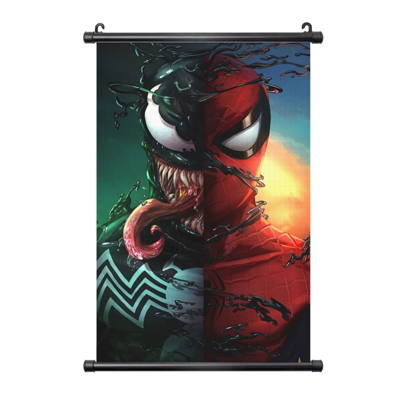Venom Poster Aesthetic Canvas PVC Shaft Wall Art Hanging Hanger Frame ...