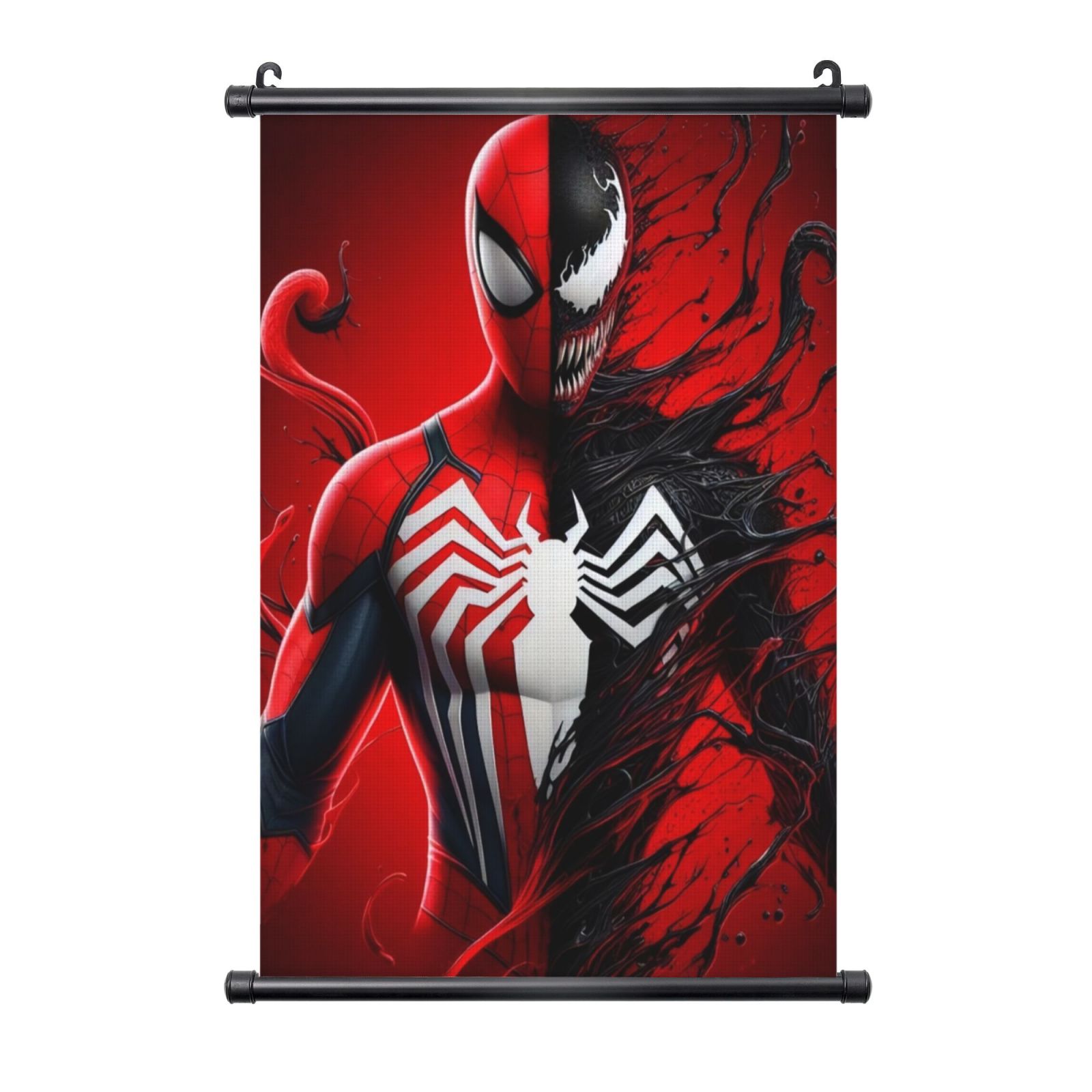 Venom Poster Aesthetic Canvas PVC Shaft Wall Art Hanging Hanger Frame ...