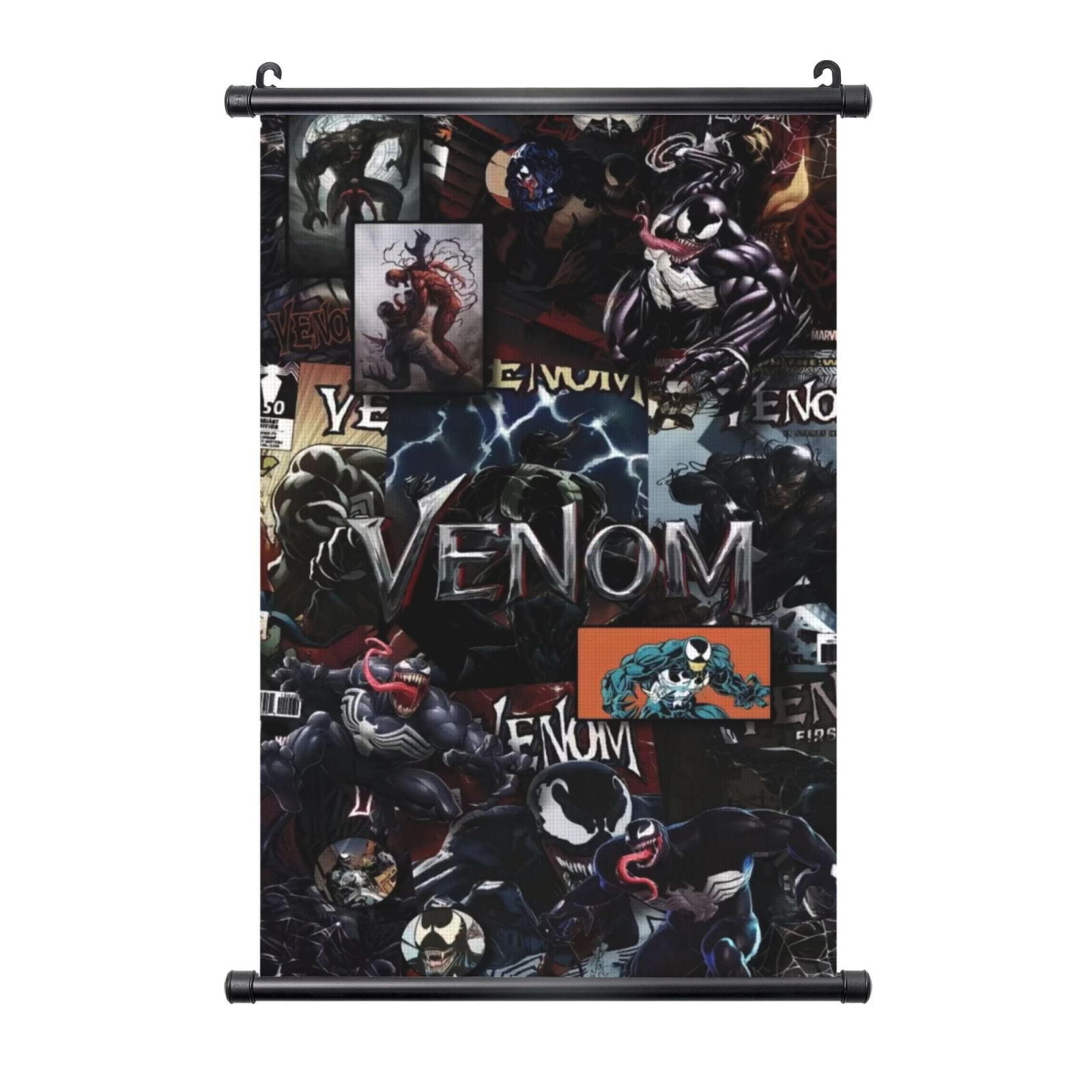 Venom Poster Aesthetic Canvas PVC Shaft Wall Art Hanging Hanger Frame ...
